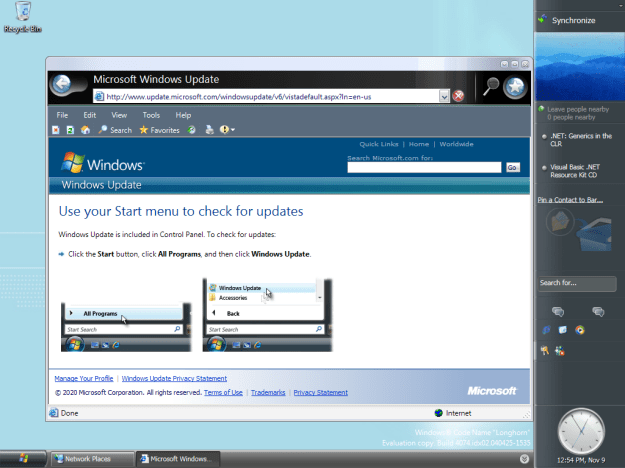 Windows Longhorn (Milestone 7 – Build 7074) | Drew1440: Blog