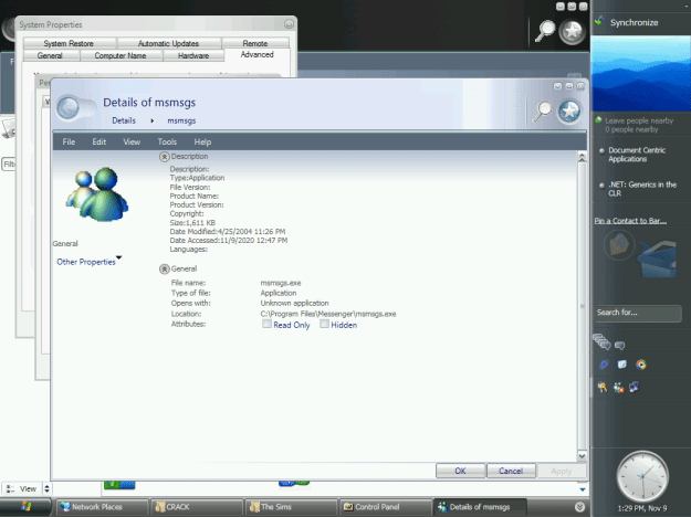 Windows Longhorn (Milestone 7 – Build 7074) | Drew1440: Blog