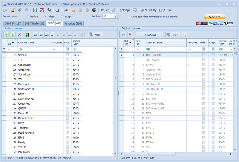 Using a Sony BRAVIA TV for Freesat | Drew1440: Blog