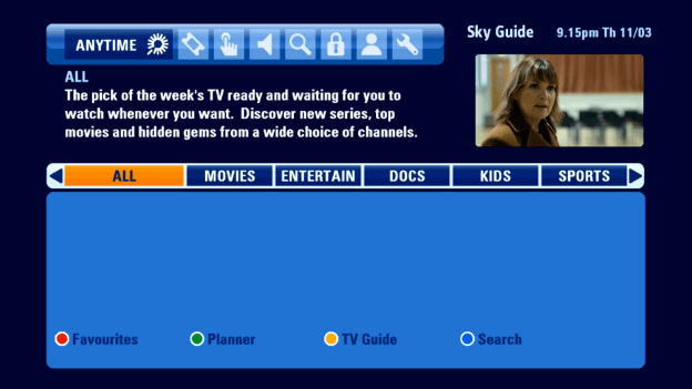 A look at the Sky HD Guide (2008 era) | Drew1440: Blog