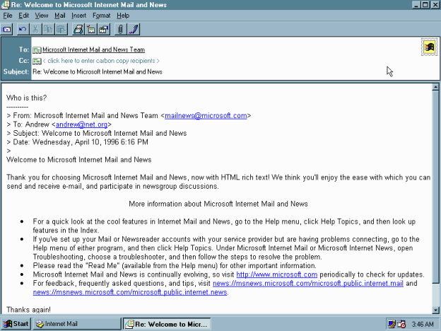 Windows Chicago OSR2 (Build 1078) | Drew1440: Blog