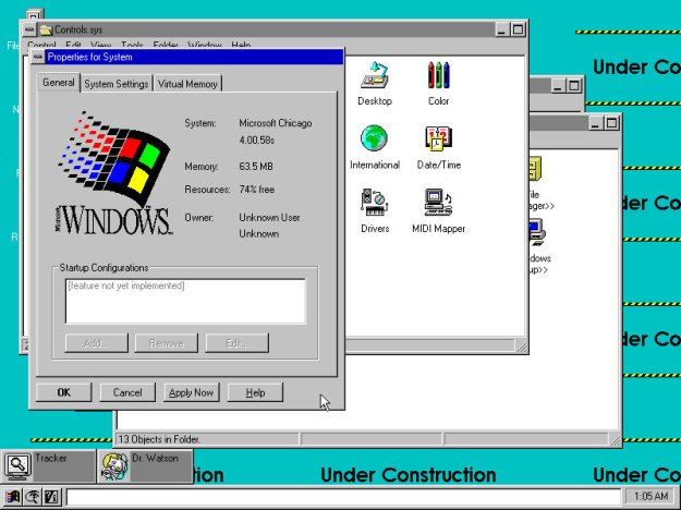 Windows Chicago Milestone 4 (Build 58) | Drew1440: Blog