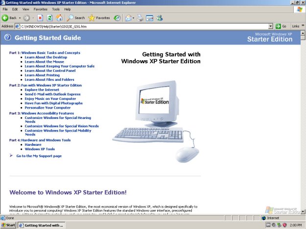 Windows XP Starter Edition | Drew1440: Blog